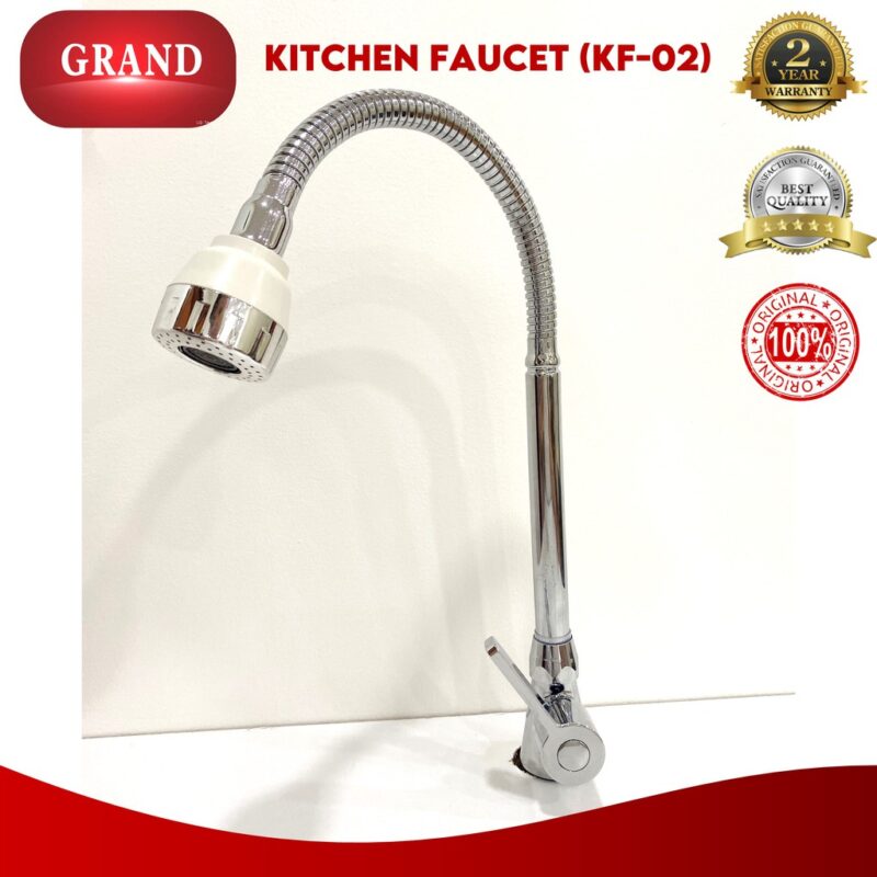 Grand Stainless Steel Kitchen & Bathroom Faucet with Flexible Hose Head ...