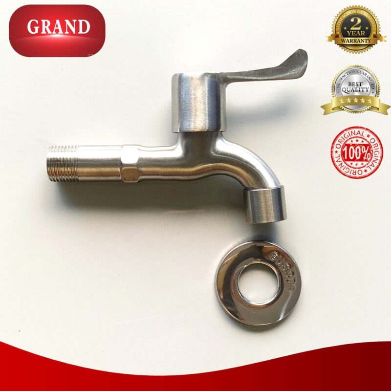 Grand G012 Stainless Steel 304 One Way Tap Wall Tap/Kitchen Bathroom Gripo – Grand Philippines