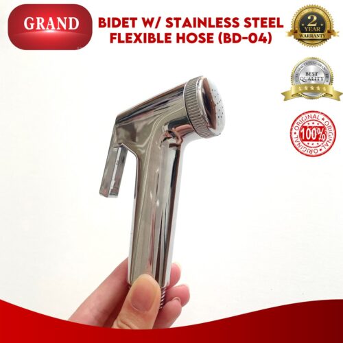 Grand Bd-04 Silver Handheld Bidet Spray with Stainless Steel Shower ...