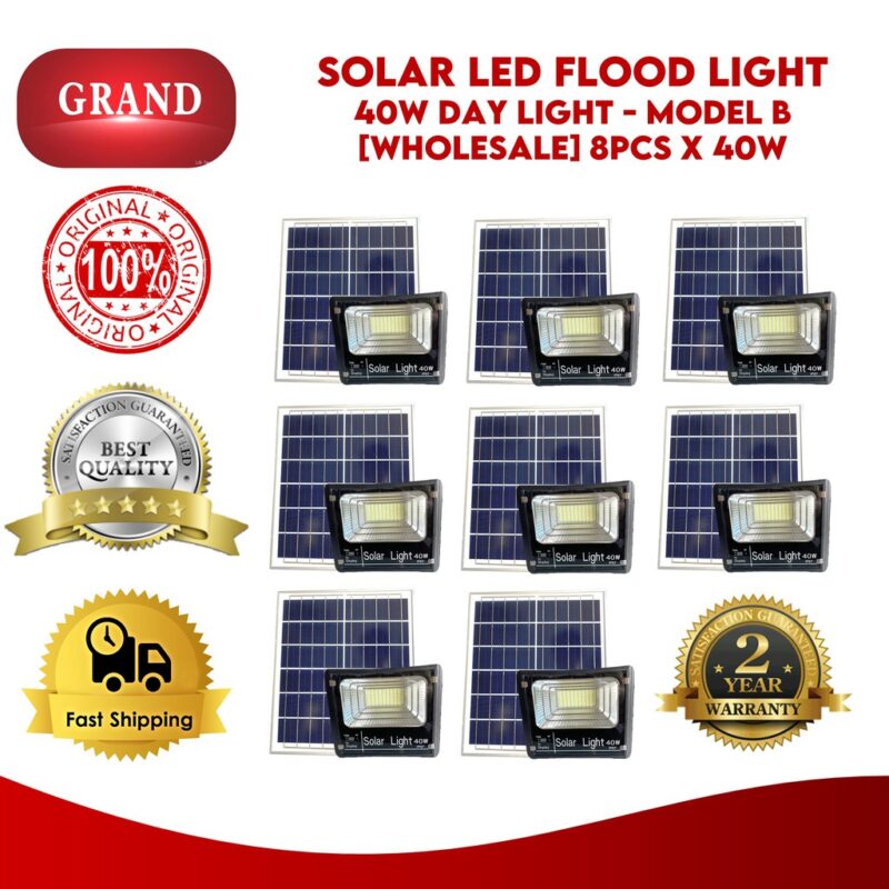 Wholesale Grand 40 Watts Model B Solar LED Flood Light – Grand Philippines