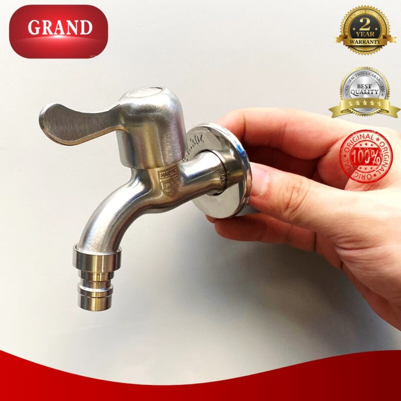 Grand G014 Stainless Steel 304 One Way Tap Wall Tap/Kitchen Bathroom Gripo – Grand Philippines