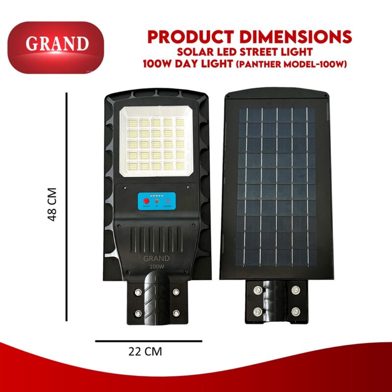 Grand PANTHER model Solar LED Street Light 100/200/300 Watts (PANTHER ...