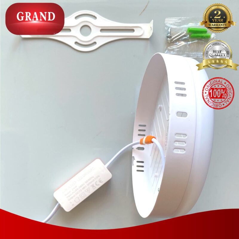 Grand Modern 18w – 24w Round/Square LED Surface Mounted Panel White 6 ...
