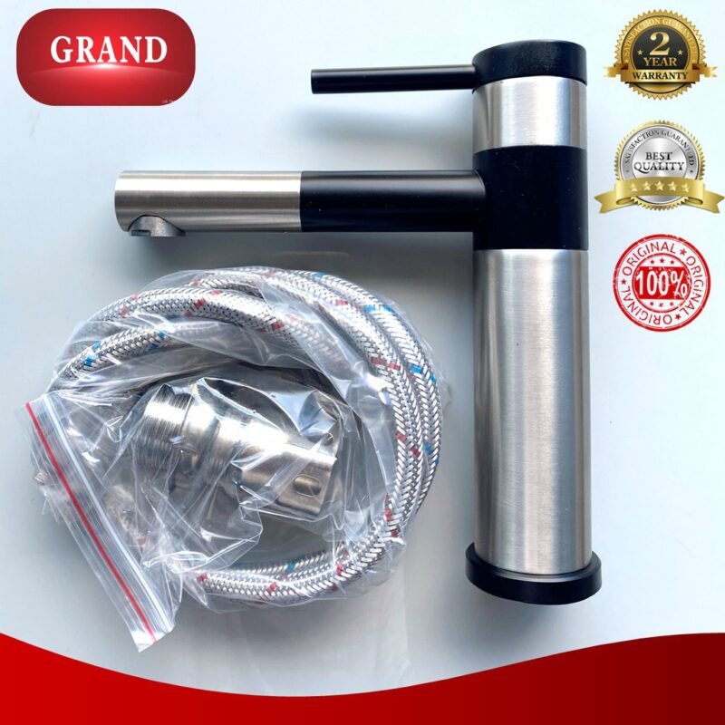 Grand Ef07 Stainless Steel 304 Black & Silver Bathroom Lavatory Kitchen ...