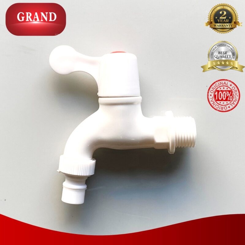 Grand G016 White Plastic Tap Bathroom Faucet Wall Cod High Quality ...