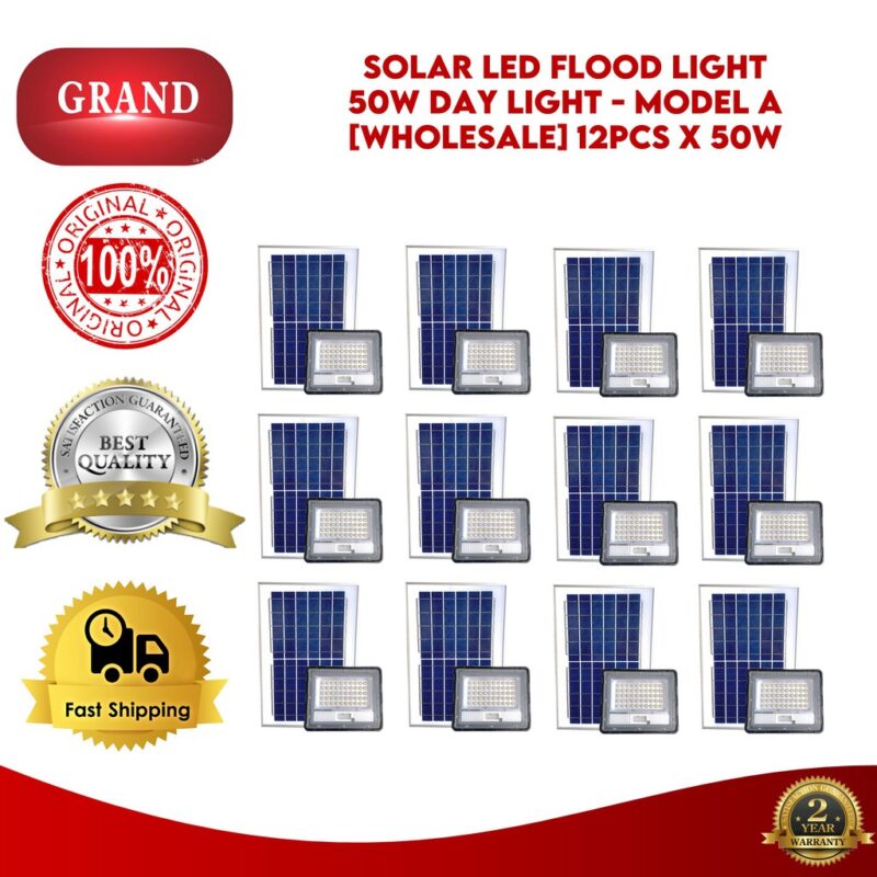 Wholesale Grand 50 Watts Model A Solar LED Flood Light – Grand Philippines