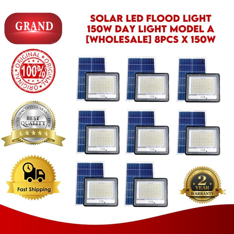 Wholesale Grand 150 Watts Model A Solar LED Flood Light – Grand Philippines