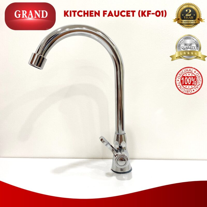 Grand Stainless Steel Kitchen & Bathroom Faucet (KF-01) – Grand Philippines
