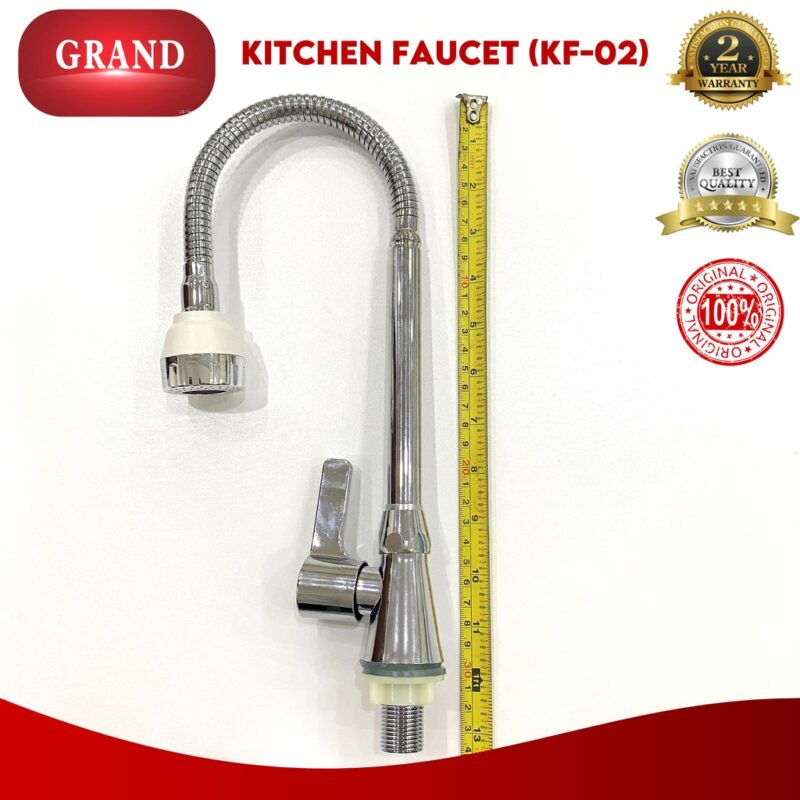 Grand Stainless Steel Kitchen & Bathroom Faucet with Flexible Hose Head ...