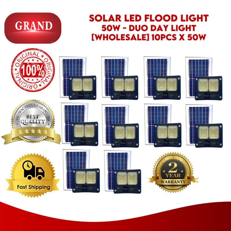 Wholesale Grand Duo 50/80/150 Watts Solar LED Flood Light – Grand ...