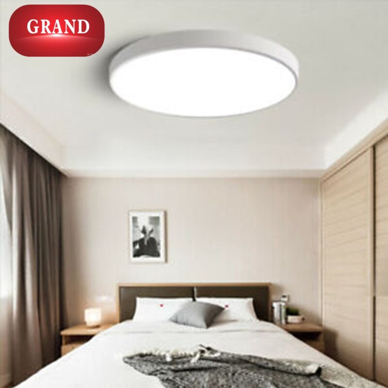 Grand Modern 18w – 24w Round LED Surface Mounted Panel White 6,500k ...