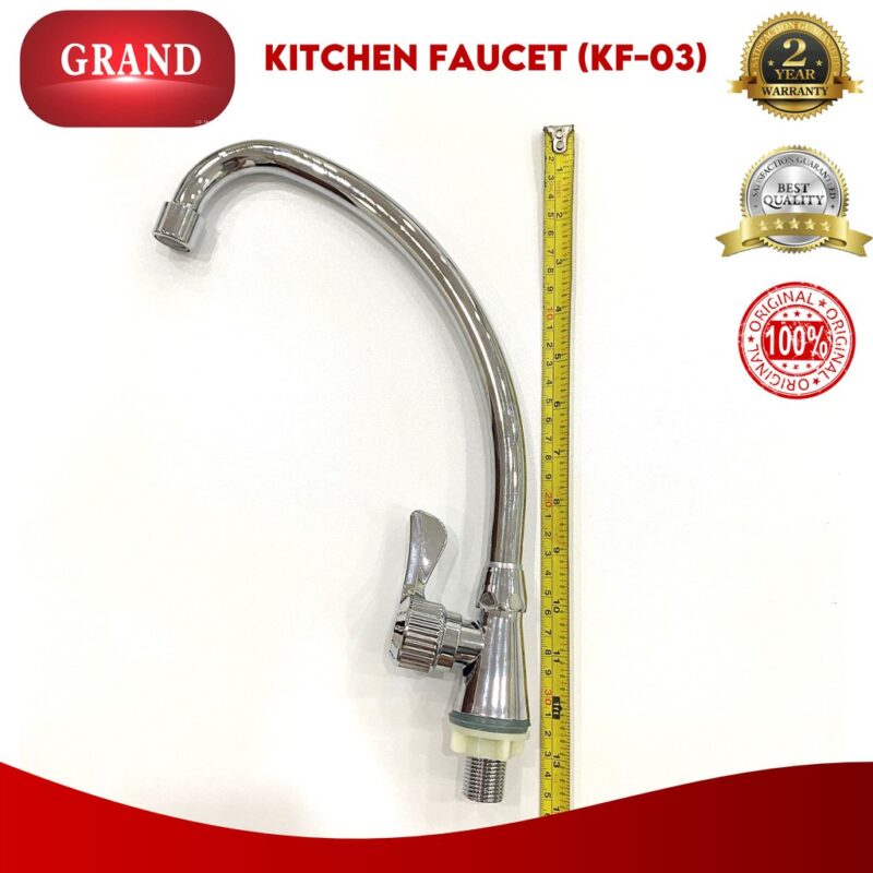 Grand Stainless Steel Kitchen & Bathroom Faucet (KF-03) – Grand Philippines