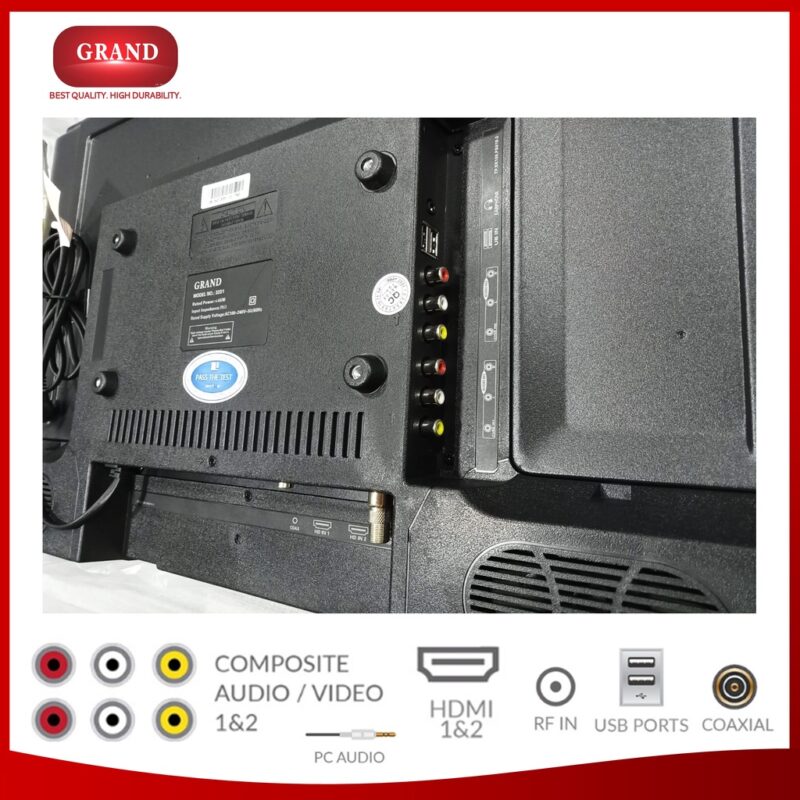 Grand 32″ Normal LED TV with 2 HDMI/ 2 AV IN/ 2 USB Port – Grand ...