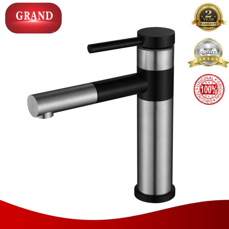 Grand Ef07 Stainless Steel 304 Black & Silver Bathroom Lavatory Kitchen ...