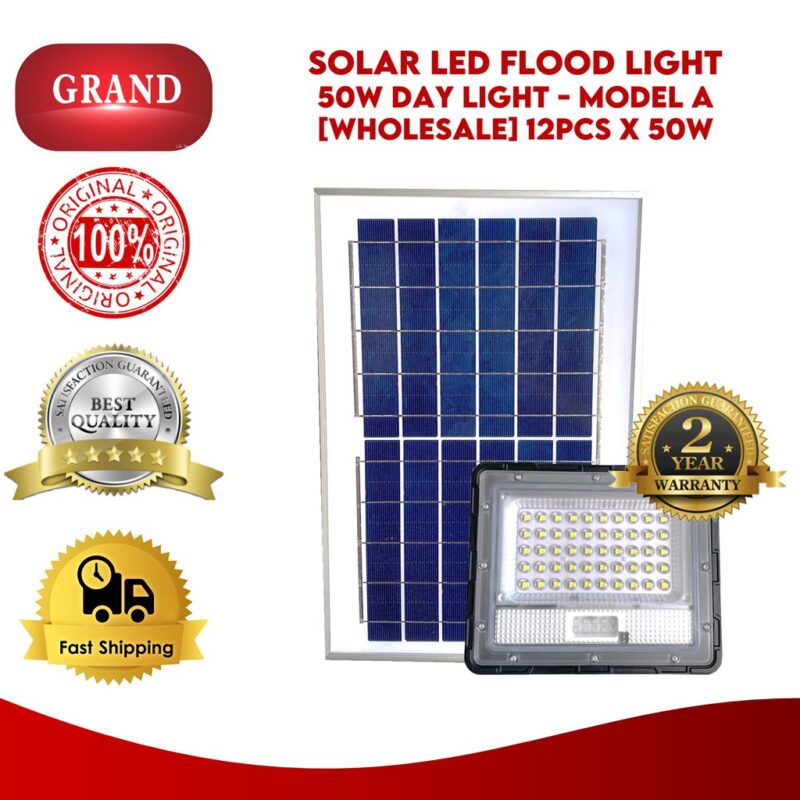 Wholesale Grand 50 Watts Model A Solar LED Flood Light – Grand Philippines