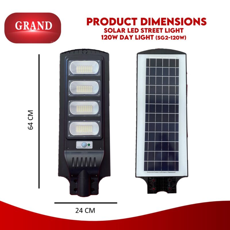 Grand Solar LED Street Light 30/60/90/120 Watts Sg2 Daylight – Grand ...
