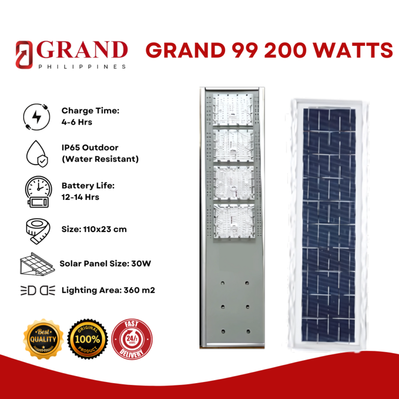 Grand 99 Solar Street Lights 150W/200W – Grand Philippines