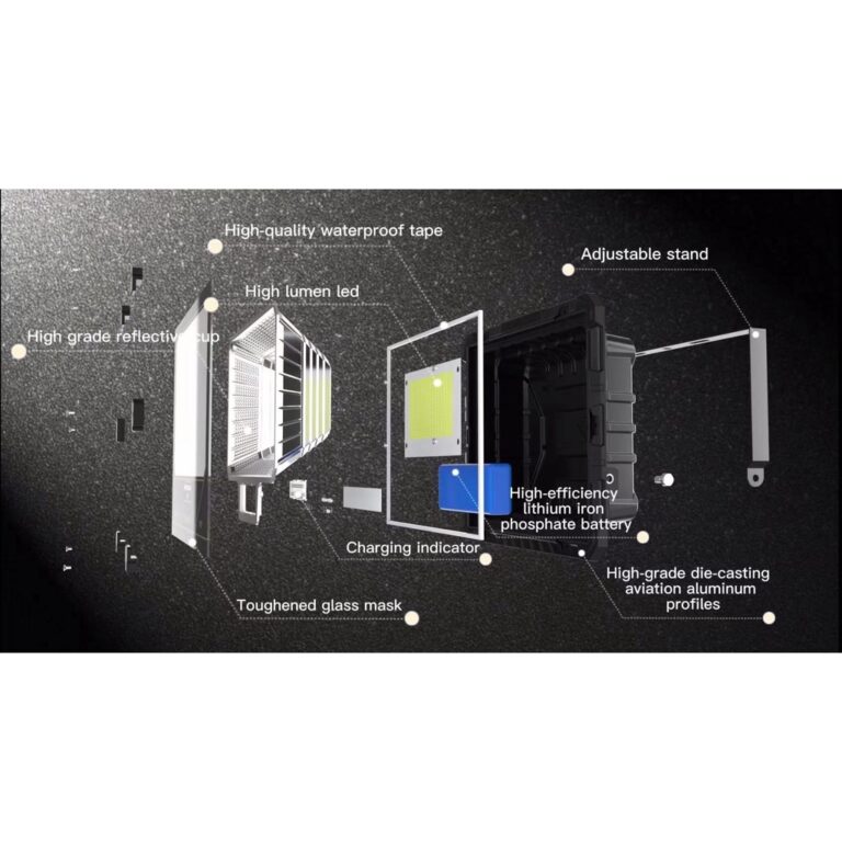 Grand Model TIGER Solar LED Flood Light 100/300/600/800/1000 Watts ...